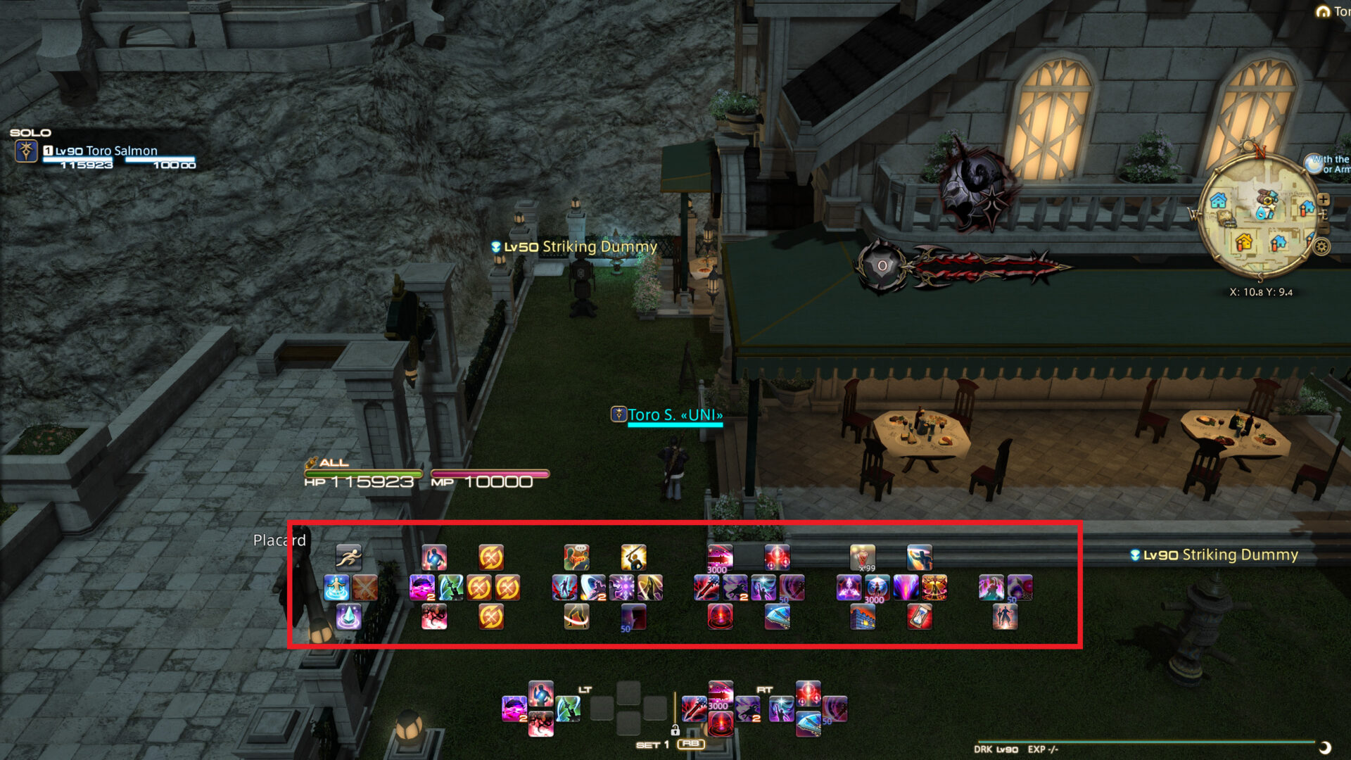 FFXIV – Dark Knight Level 90 Cross Hotbar Layout – Endwalker | Gari Games