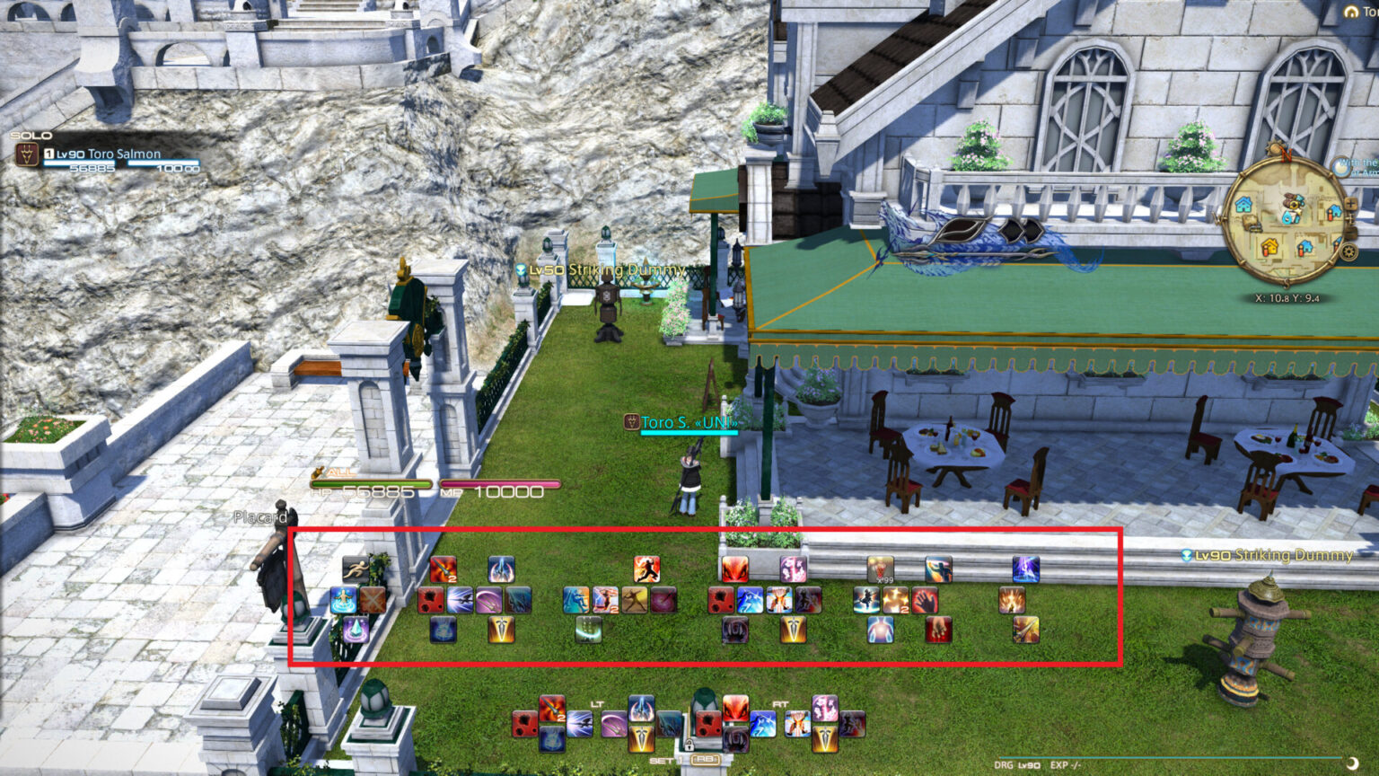 FFXIV – Dragoon Level 90 Cross Hotbar Layout – Endwalker | Gari Games