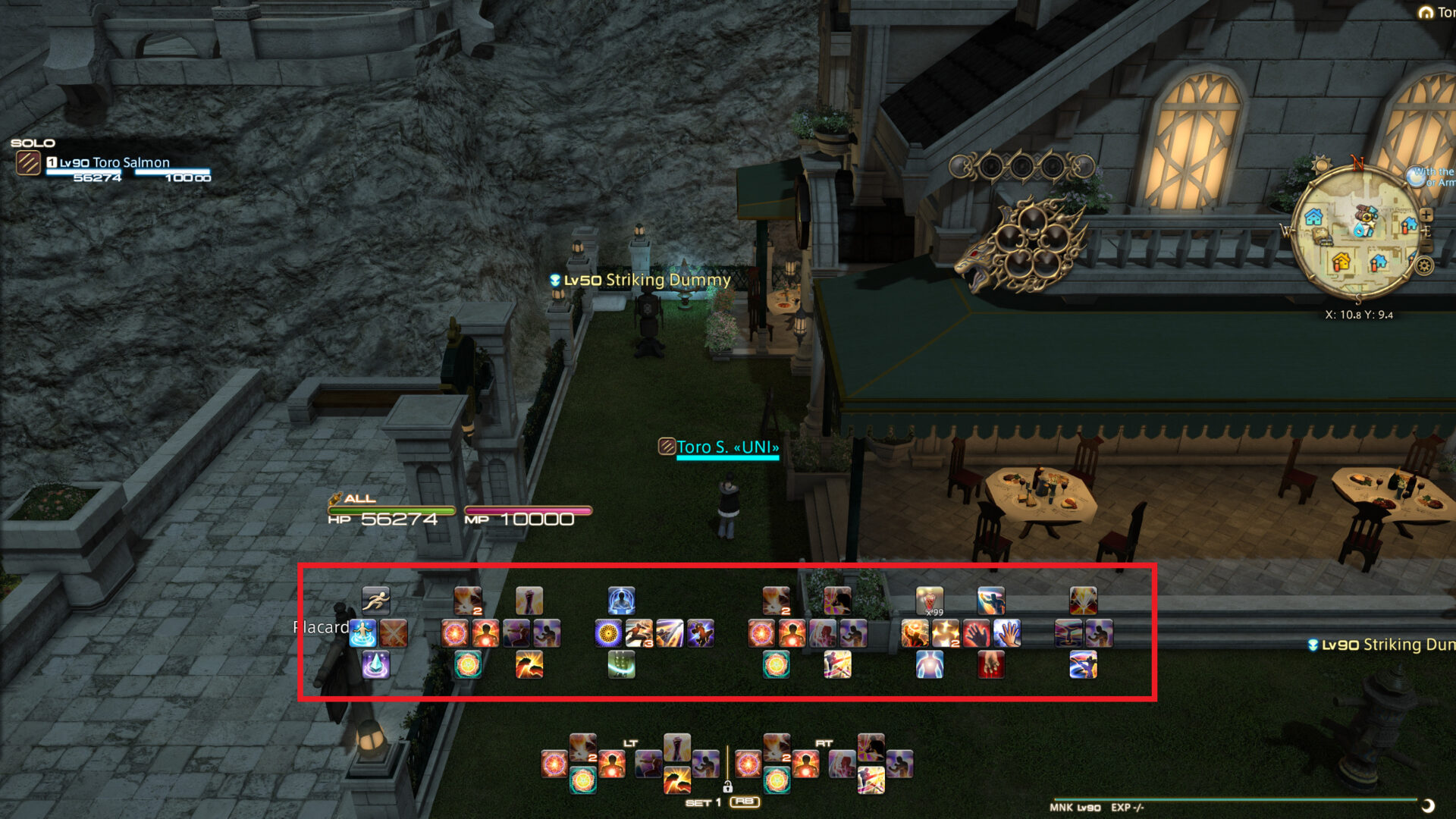 FFXIV – Monk Level 90 Cross Hotbar Layout – Endwalker | Gari Games